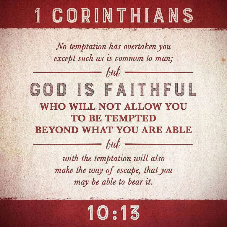 1 Corinthians 10:1-33 – Learn by Example – Be Still…